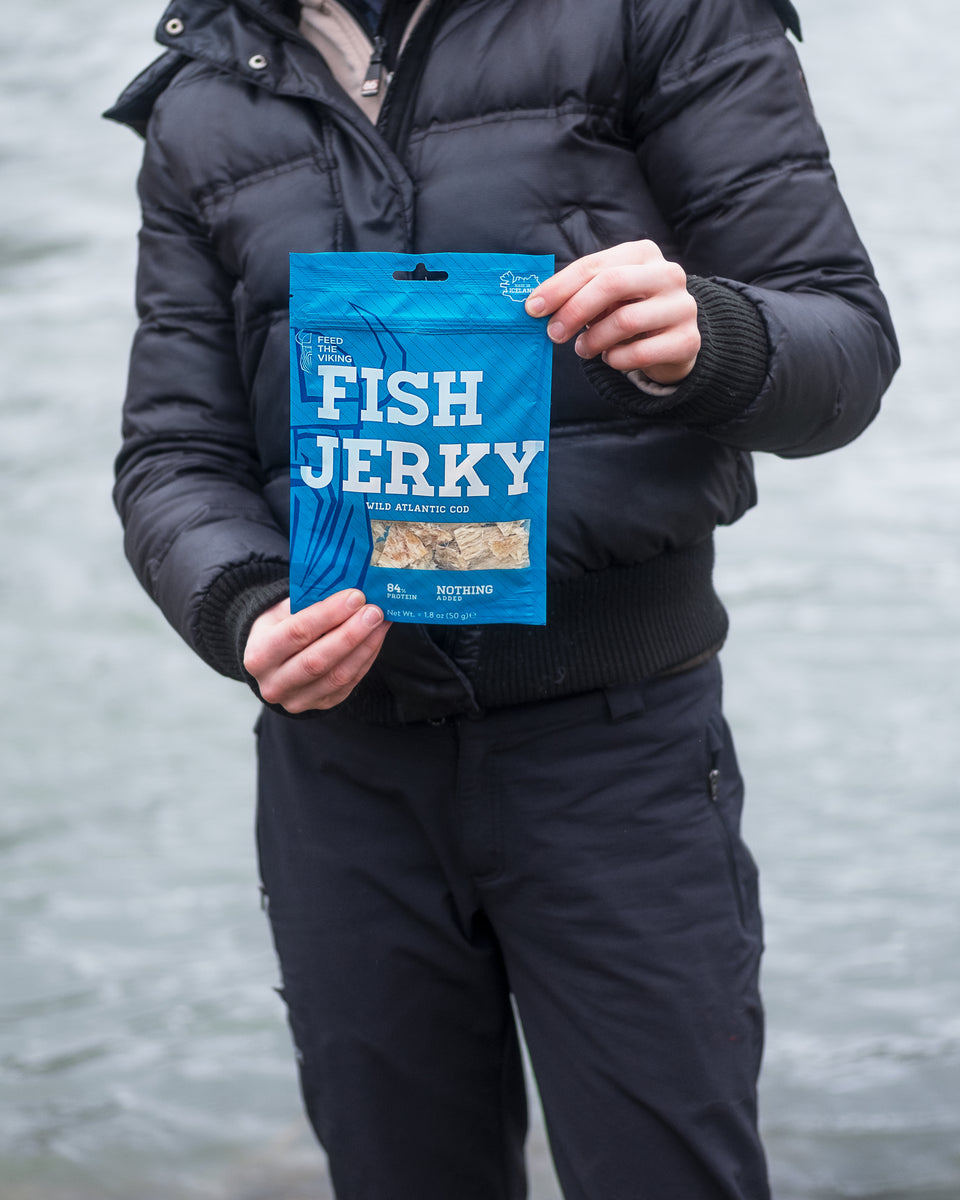 Fish Jerky - Wild Atlantic Cod – Feed the Viking